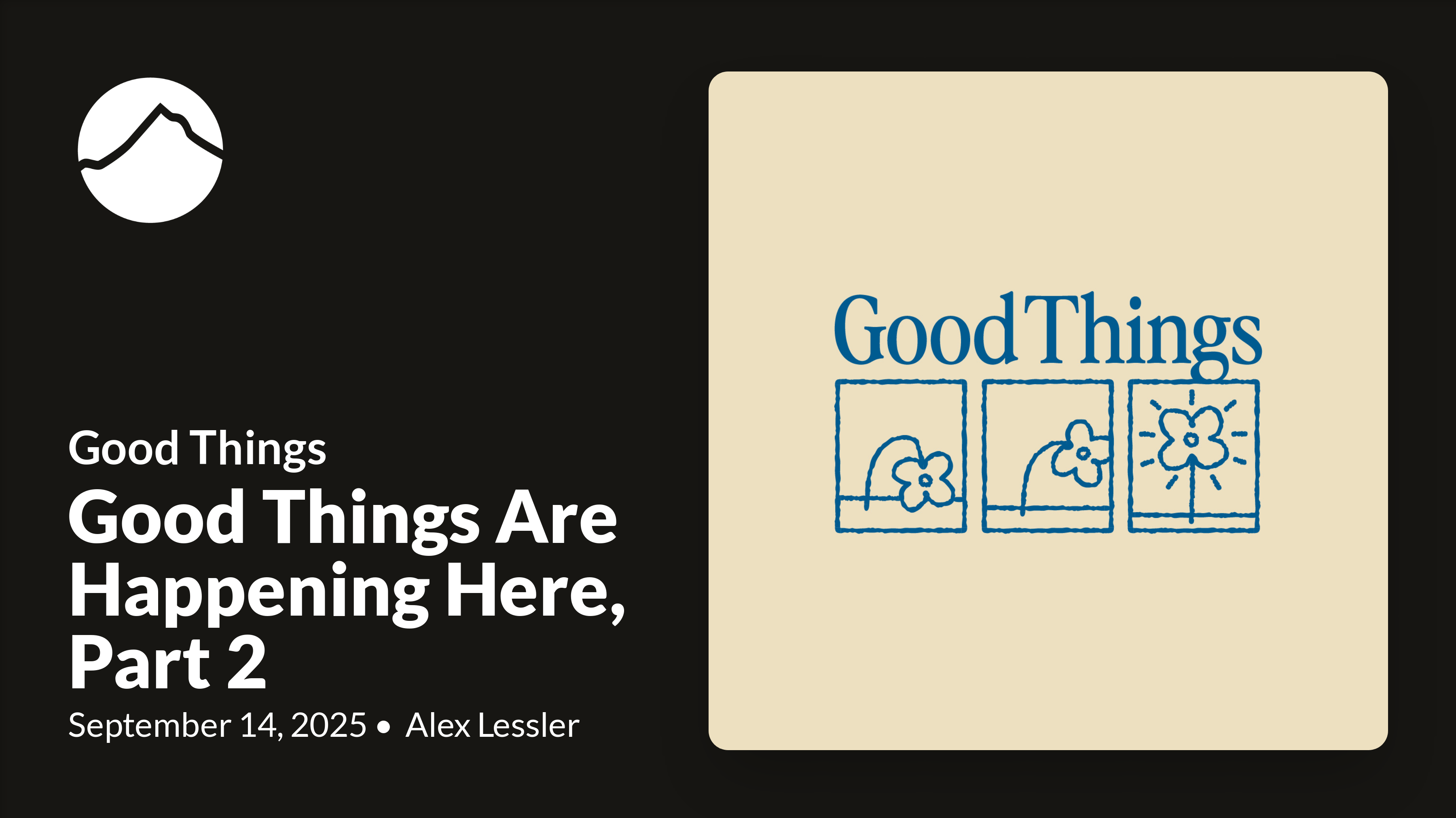 Good Things: Good Things Are Happening… | Willamette Christian Church